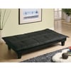 Coaster Fine Furniture Dark Grey Microfiber Futon at Lowes.com