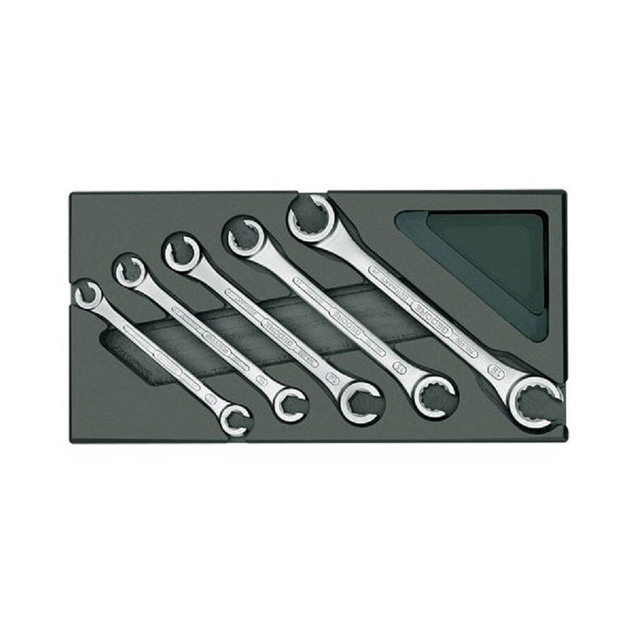 Gedore 5-Piece Set 12-Point Metric Standard Box End Wrench Set in the ...