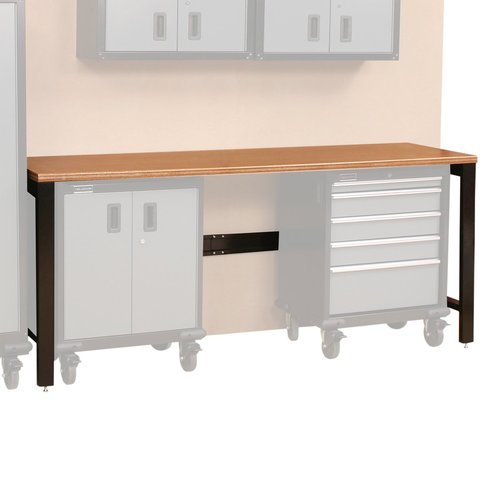 International Tool Storage 84-in W x 36-in H Wood Work Bench in the ...