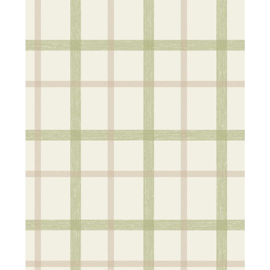 Superfresco Spring Green Vinyl Plaid Wallpaper in the Wallpaper ...