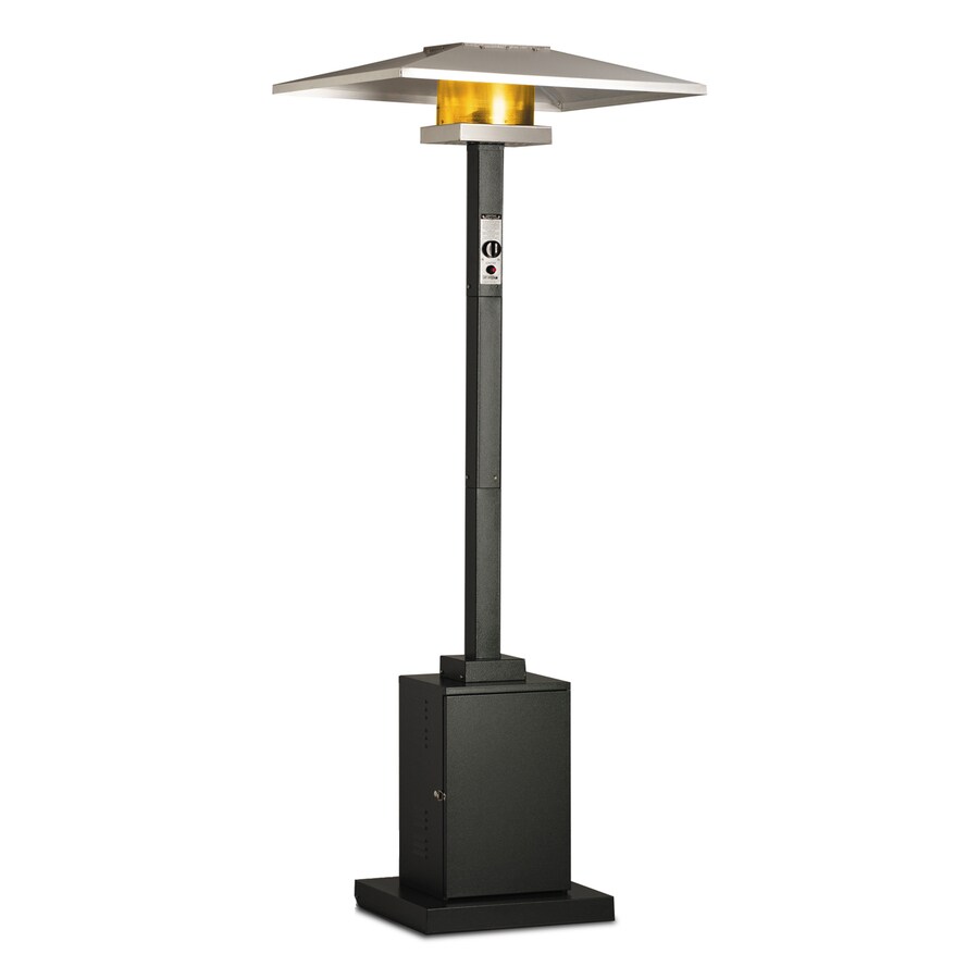 40000-BTU Hammered Black Stainless Steel Floorstanding Natural Gas ...
