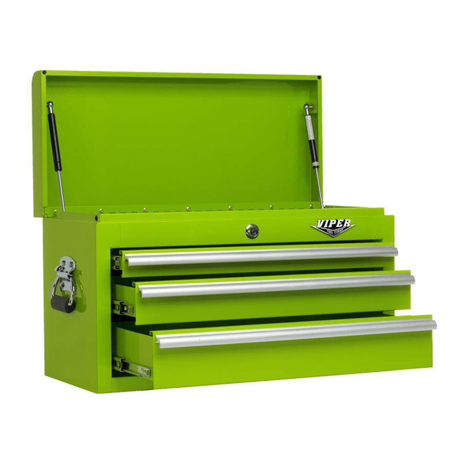 Viper Tool 26-in W x 16-in H 3-Drawer Ball-bearing Steel Tool Chest ...