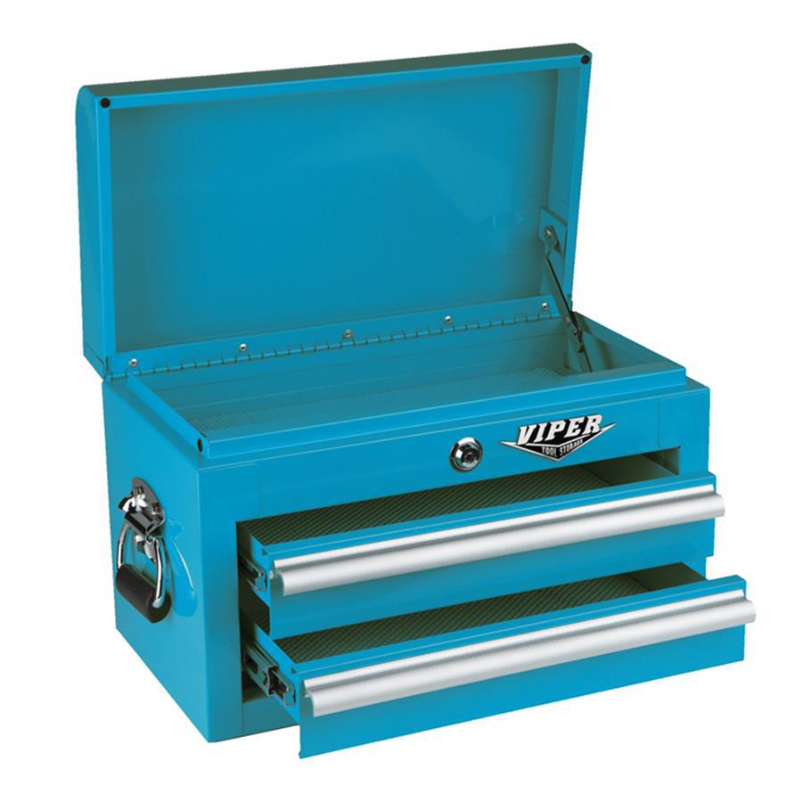 Viper Tool 18-in W x 11.5-in H 2-Drawer Ball-bearing Steel Tool Chest ...