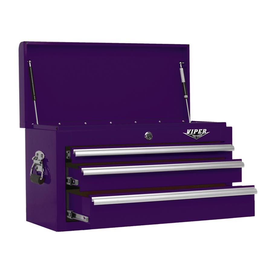 Viper Tool 26-in W x 15.25-in H 3-Drawer Ball-bearing Steel Tool Chest ...