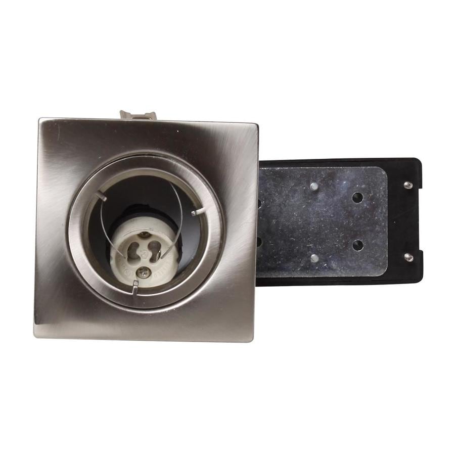 Twice Bright Lighting Brushed Nickel New Construction Recessed Light ...