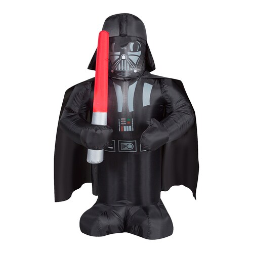 3-ft 6-in x 1-ft 8.8-in Lighted Star Wars Darth Vader Christmas ...
