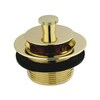 Elements of Design 1.5-in Polished Brass Lift And Turn Drain at Lowes.com