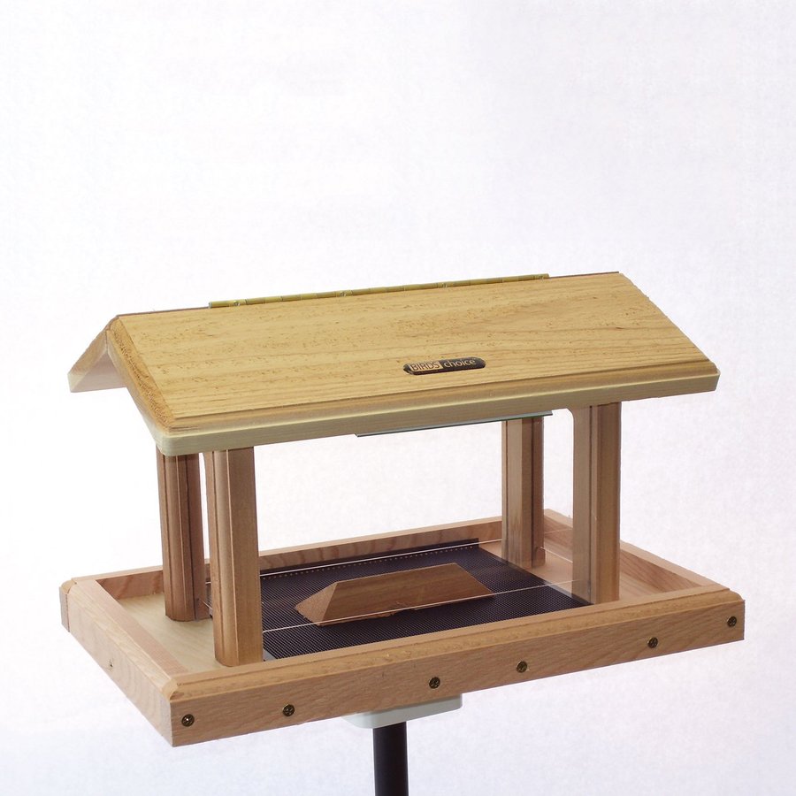 BIRDS CHOICE Cedar 6-Quart Hopper Bird Feeder at Lowes.com