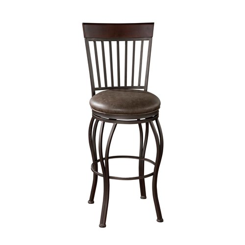 American Heritage Billiards Talin Pepper Counter Stool at Lowes.com