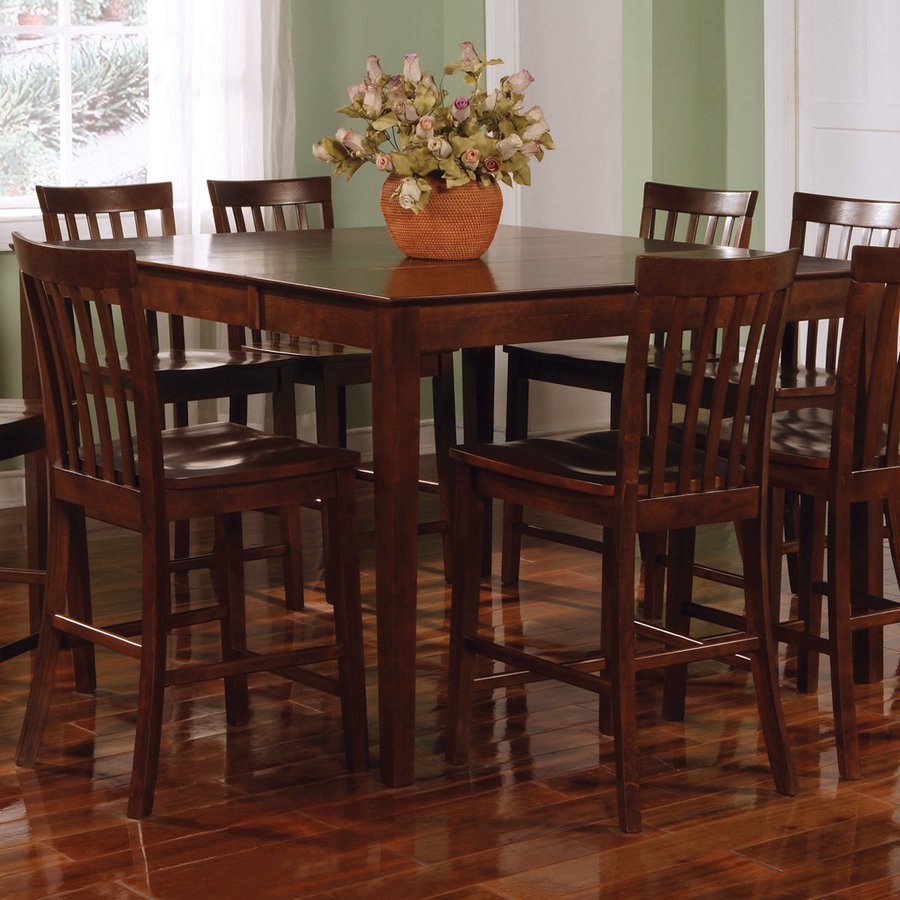 Coaster Fine Furniture Pines Walnut Rectangular Dining Table in the ...
