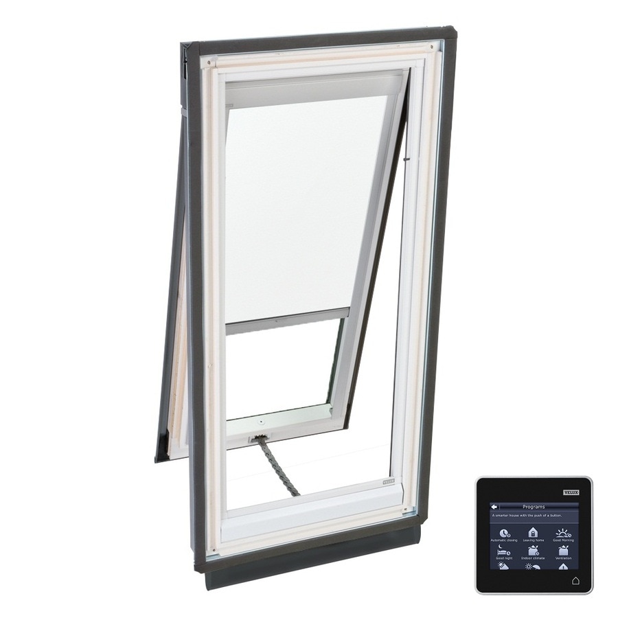 VELUX 21-in x 45.75-in Solar-powered Venting Skylight with Laminated ...