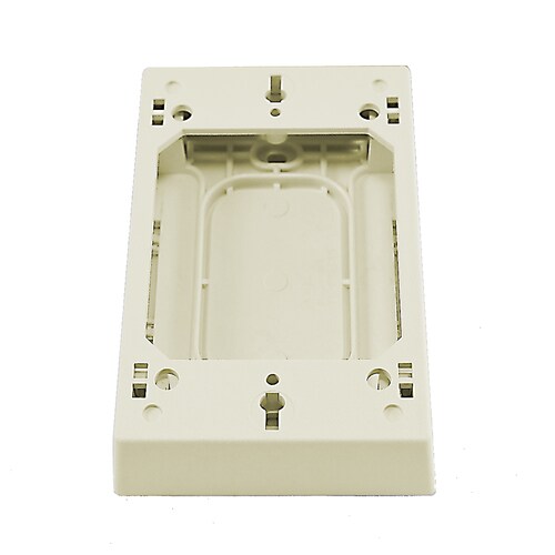 MonoSystems CableHider Ultra 1-Piece Almond Raceway Electrical Box in ...