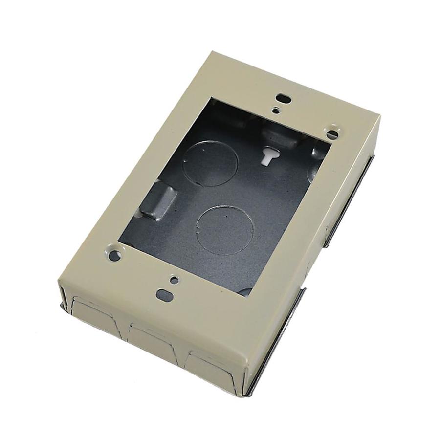 MonoSystems SnapMark 1-Piece Ivory Raceway Electrical Box in the ...