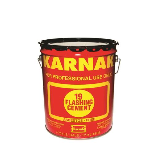 KARNAK 19 Flashing Cement 5 -Gallon Fibered Cement Roof Sealant in the ...