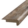 SimpleSolutions 2.37-in x 78.7-in Spalted Woodbark Stair Nose Floor ...