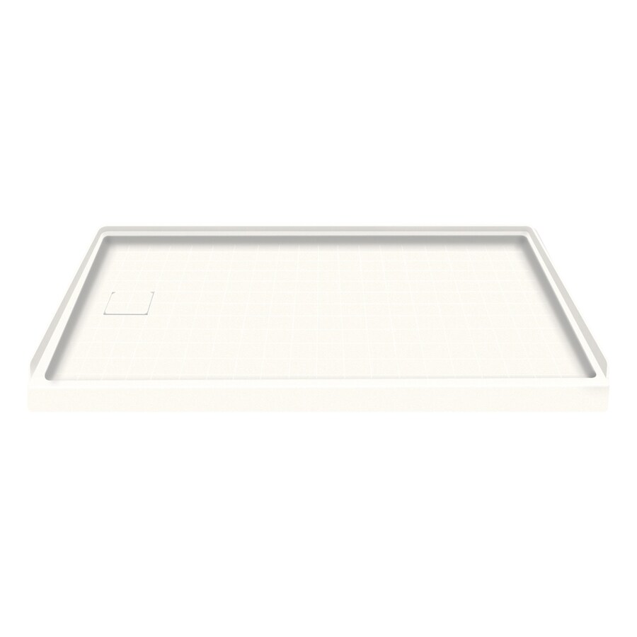 Style Selections White Solid Surface Shower Base 30-in W x 60-in L with ...
