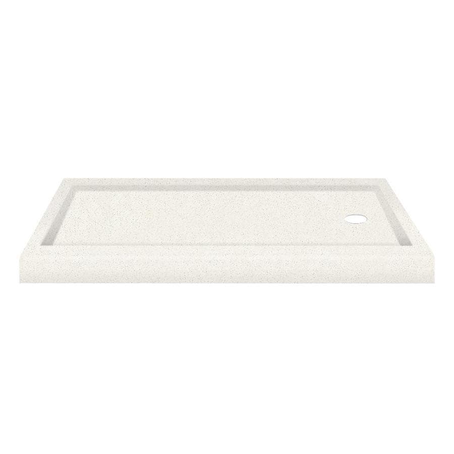Transolid Decor Matrix Summit Solid Surface Shower Base 32-in W x 60-in ...