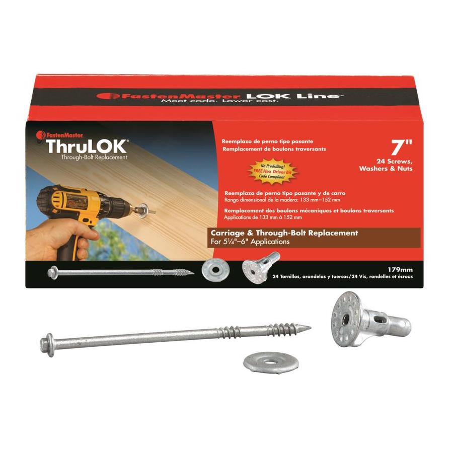 FastenMaster #0 x 7-in Silver Ecoat Hex-Head Interior/Exterior ...