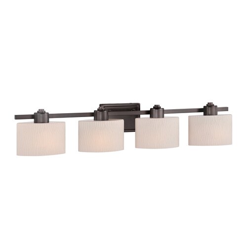 allen + roth Grayson 4-Light Copper Bronze Vanity Light at Lowes.com