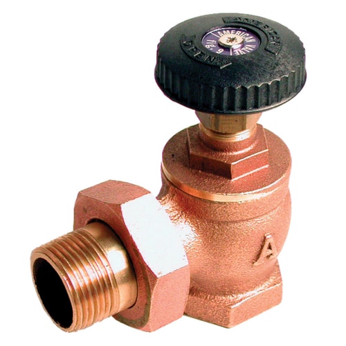 American Valve® 1/2" IPS Steam Radiator Angle Valve at Lowes.com