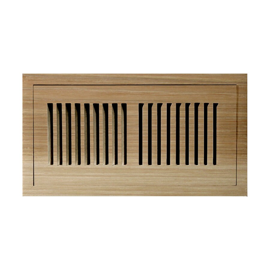 Accord 4-in x 12-in Unfinished Wood Floor Register at Lowes.com