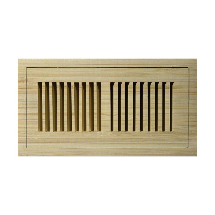 Accord 4"x8" Bamboo Vertical Floor Register Flush Mount at Lowes.com