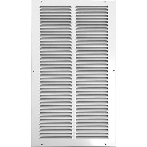 Accord Ventilation White Steel Louvered Sidewall/Ceiling Grilles (Rough ...
