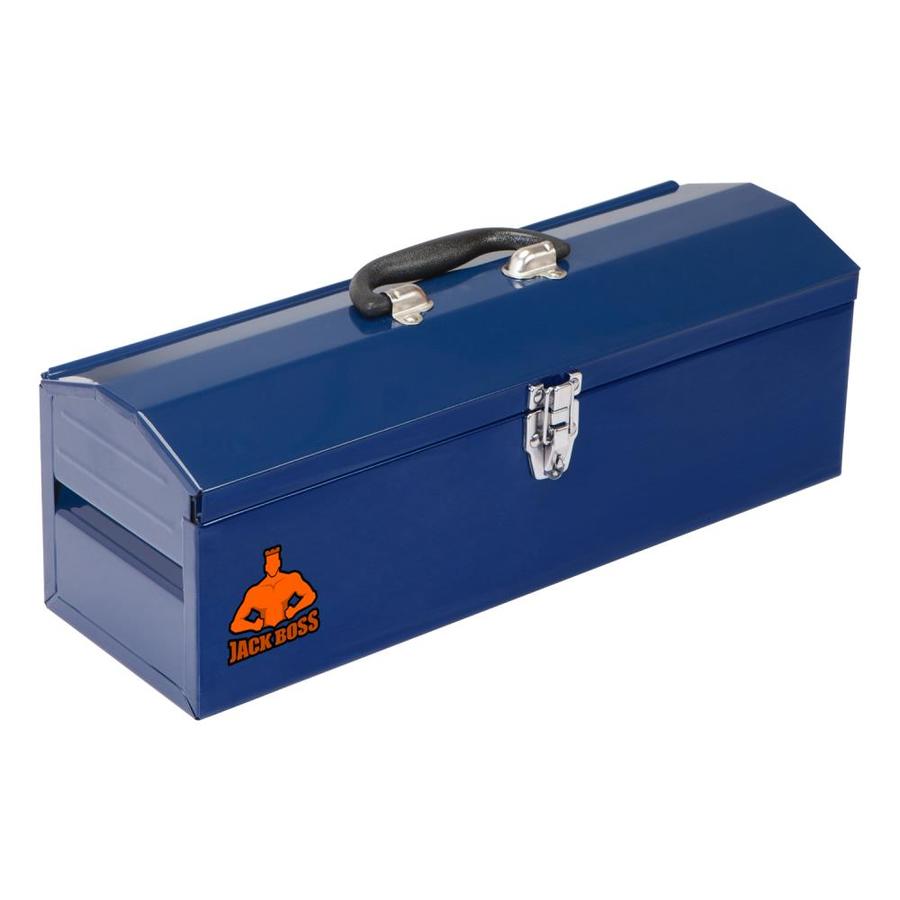 JACK BOSS 19-in Portable Steel Tool Box with Tray in the Portable Tool ...