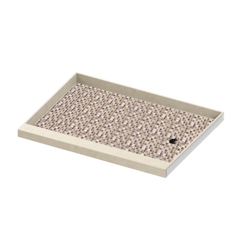 American Bath Factory Mesa Brown Sugar/Roma Molded Stone Shower Base 30 ...