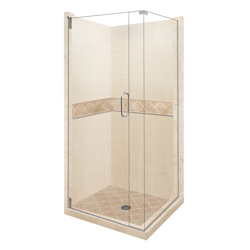 American Bath Factory Flagstaff Medium with Dark Accent Sistine Stone ...