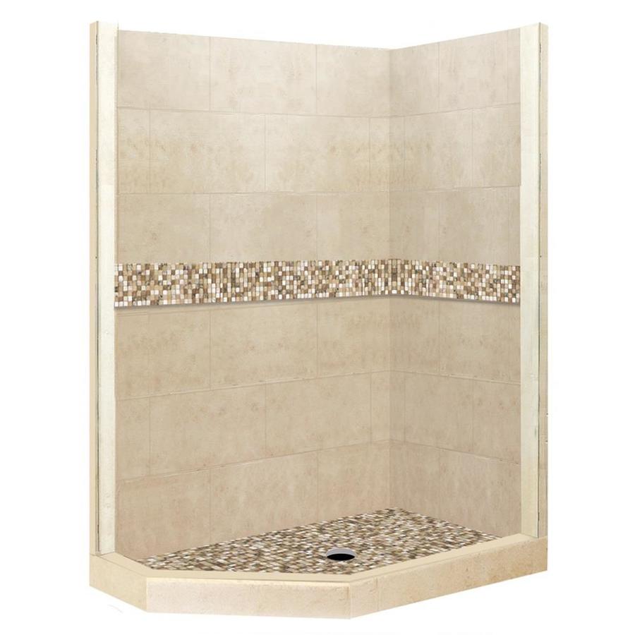 American Bath Factory Mesa Brown Sugar/Roma Sistine Stone Wall Floor ...