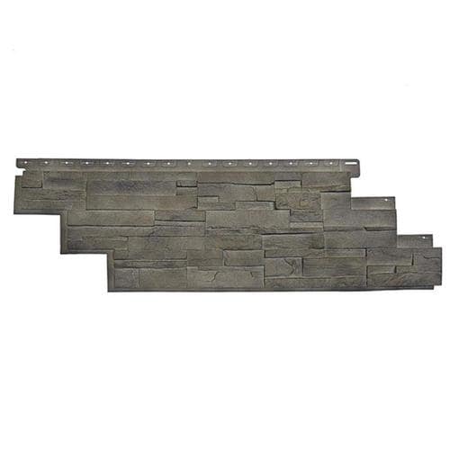 Novik Dry Stack Stone 25-sq ft Brownstone Faux Stone Veneer in the ...