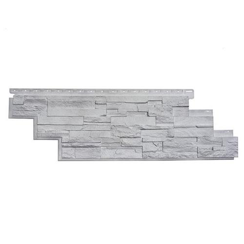 Novik Dry Stack Stone 10-Pack Vinyl Siding Panel Faux stone Travertine ...
