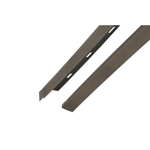 Novik Noviktrim Vinyl Siding Panel Round cut Weathered Blend 1.75-in x ...