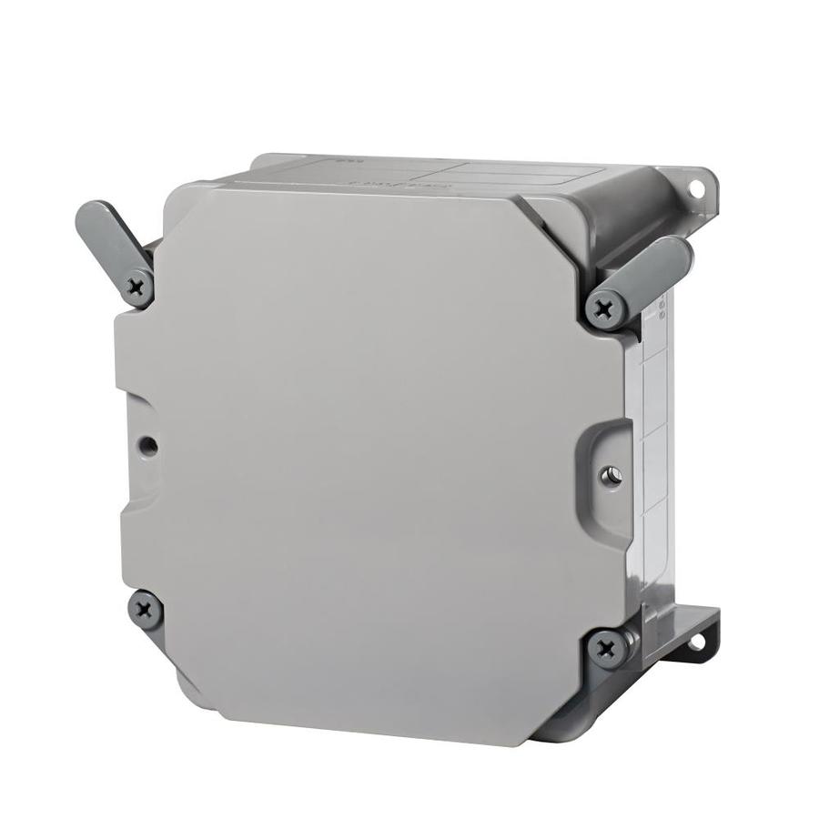 Kraloy 6-inx6-inx4-in PVC JBX Junction Box in the Electrical Boxes ...