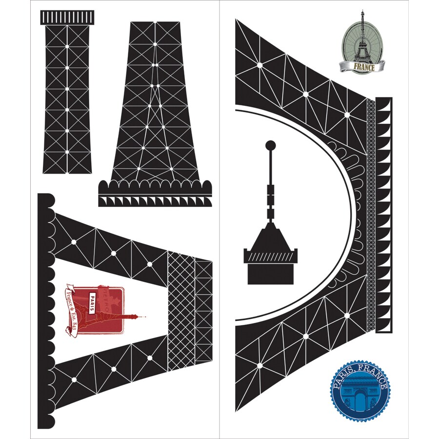 allen + roth Eiffel Tower Snap Wall Art at Lowes.com