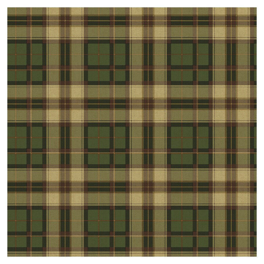 Sunworthy Fabric Plaid Wallpaper at Lowes.com