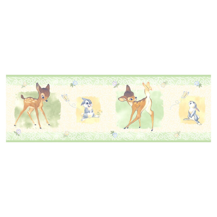 IMPERIAL 6-3/4" Bambi Prepasted Wallpaper Border at Lowes.com