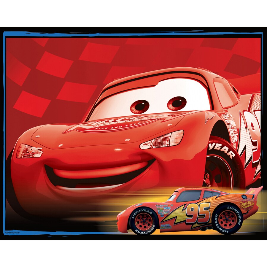Disney Red Cars Mural at Lowes.com