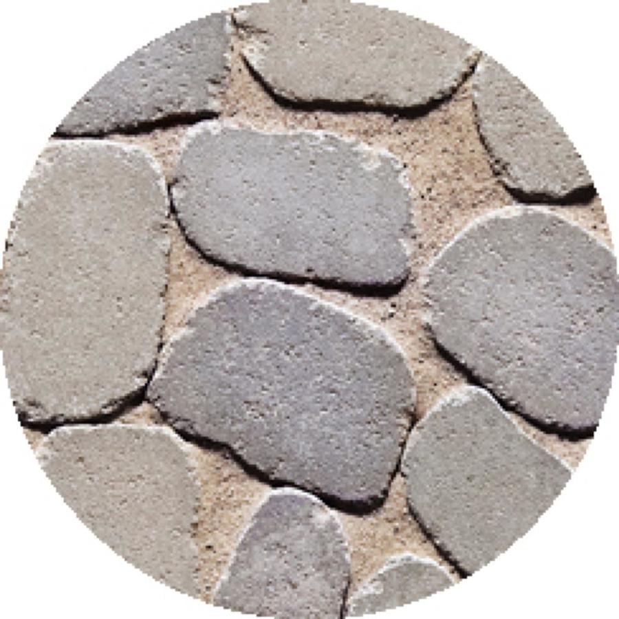 Techo-Bloc Modern Yard DUBLIN OVAL PAVER - GREY at Lowes.com