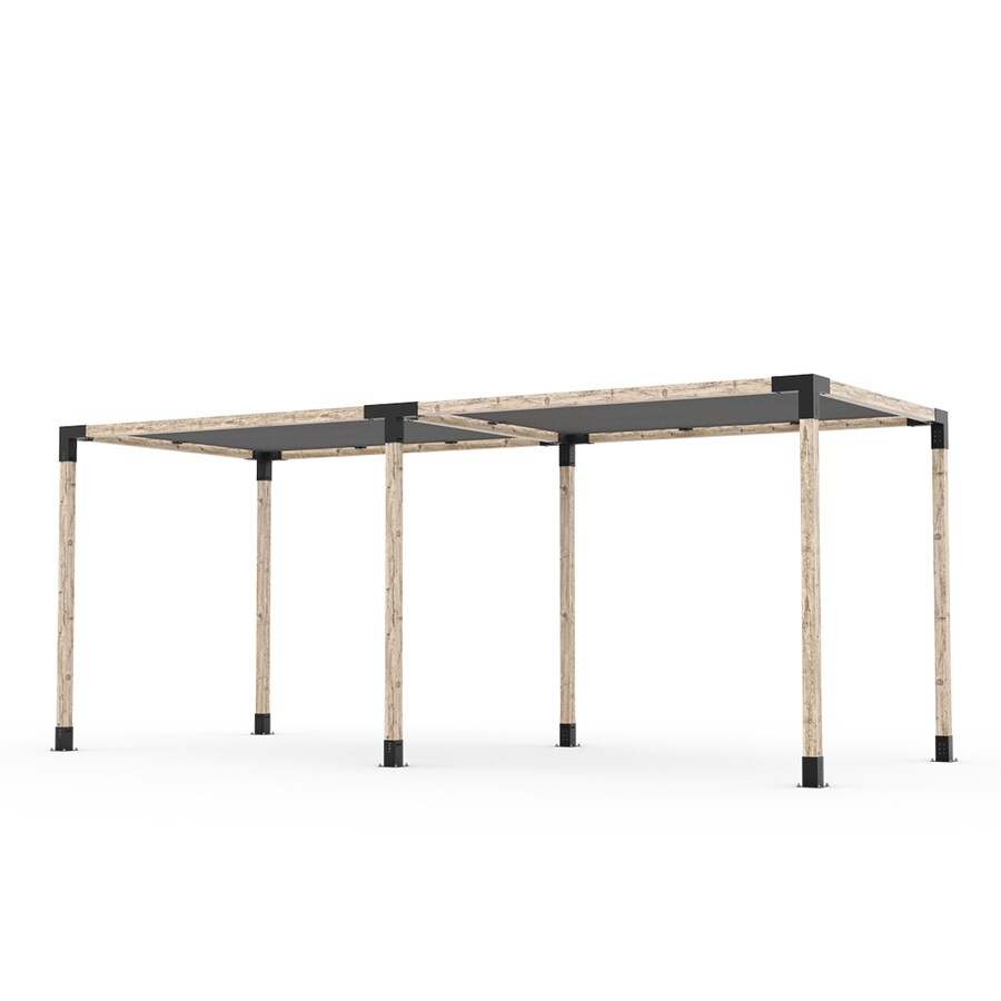Toja Grid 8X20- Double Pergola Kit in the Pergolas department at Lowes.com