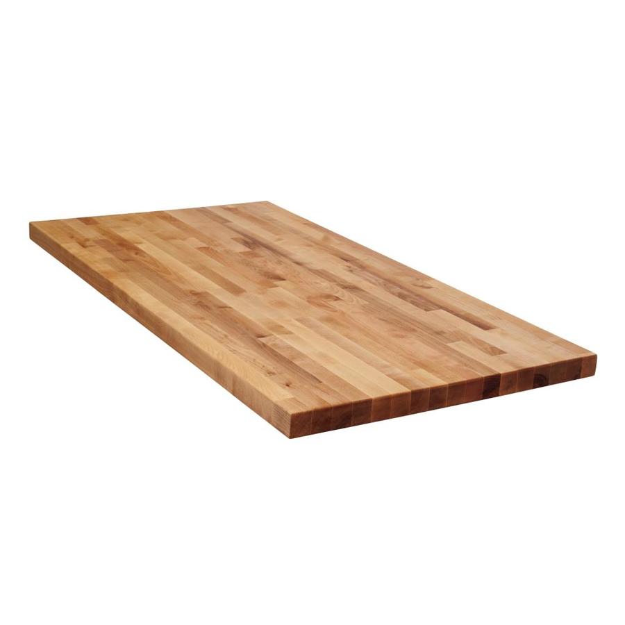 The Baltic Butcher Block 6-ft Natural Straight Butcher Block Birch ...