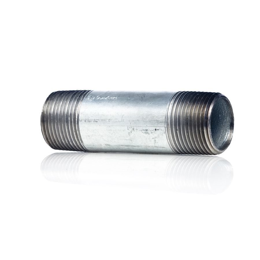RELIABILT 1/2-in x 3-in Galvanized Steel Threaded Nipple in the ...