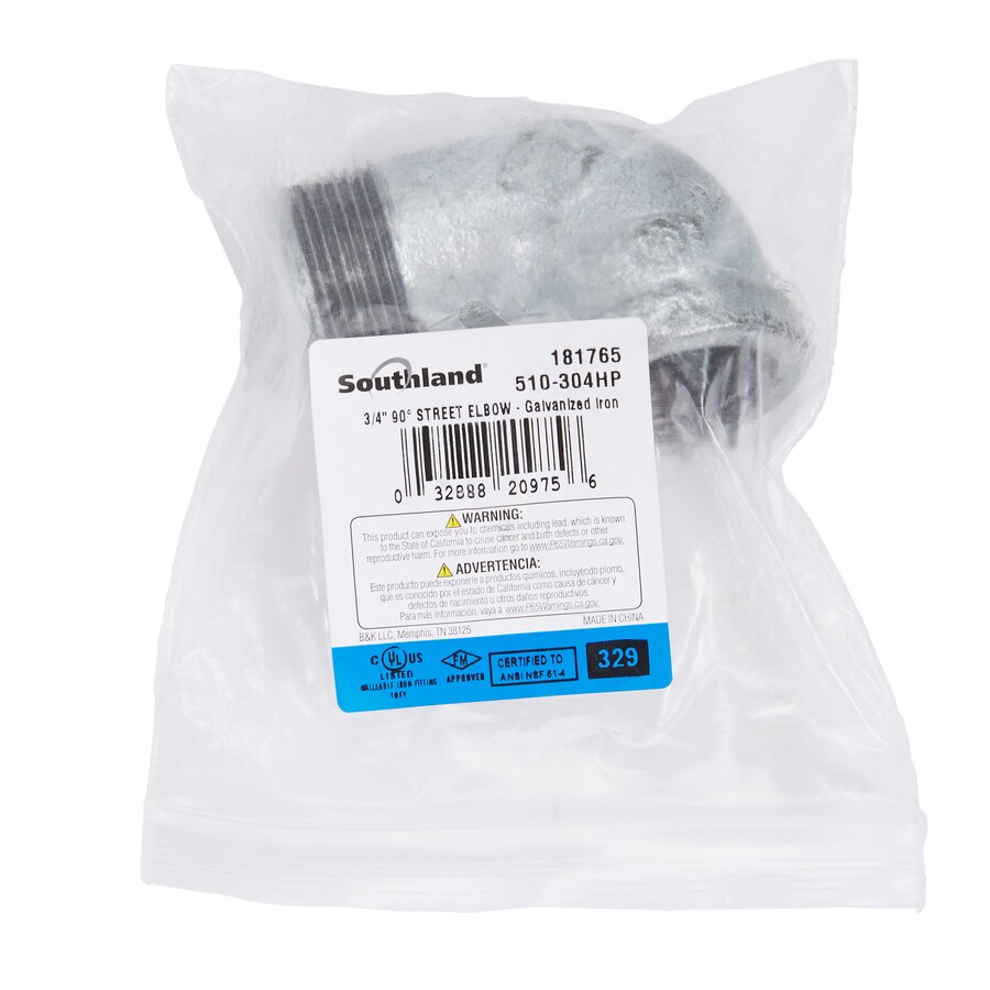 Mueller Proline 3/4-in dia 90-Degree Galvanized Street Elbow Fittings ...