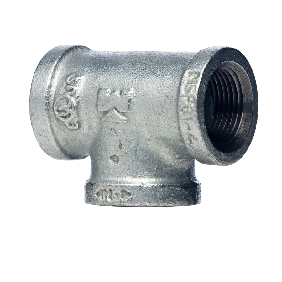RELIABILT 1/2-in Galvanized Malleable Iron Tee in the Galvanized Pipe ...