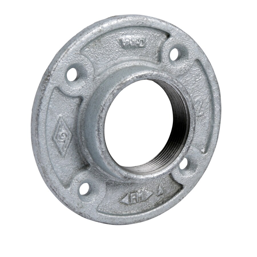 Mueller Proline 2-in dia Galvanized Floor Flange Fittings in the ...