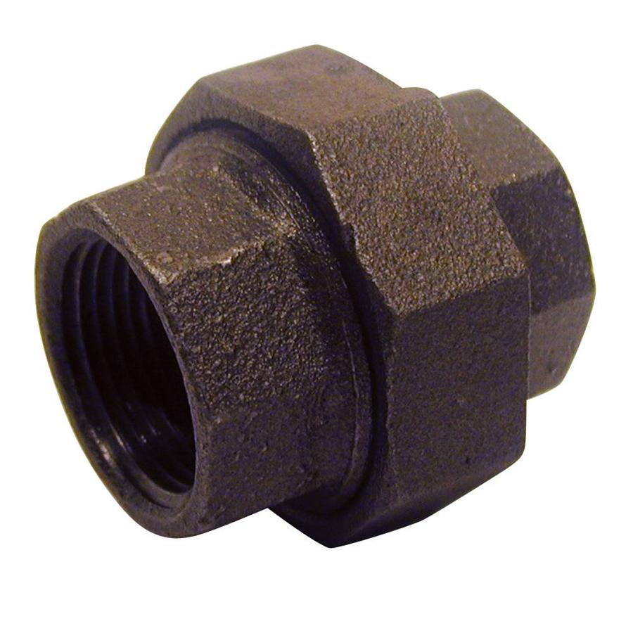 Mueller Proline 1-in x 1-in dia Black Iron Union Fitting in the Black ...