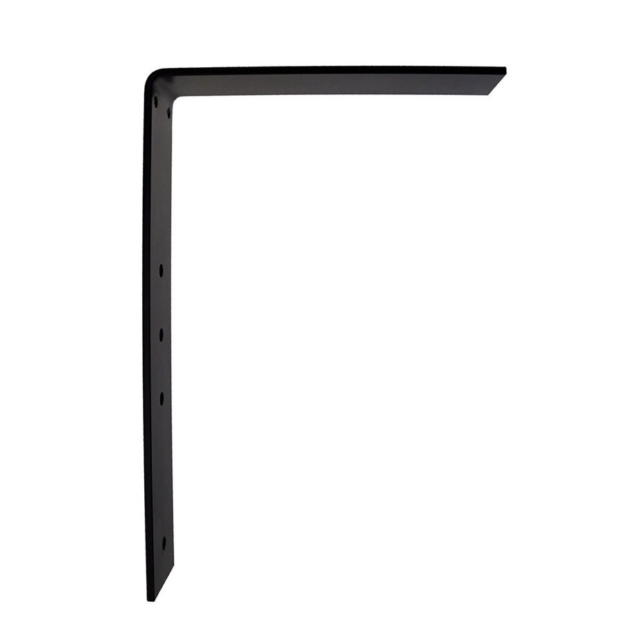 Steel Design Solutions Floating Surface 12 In X 2 In X 8 In Black Countertop Support Bracket At