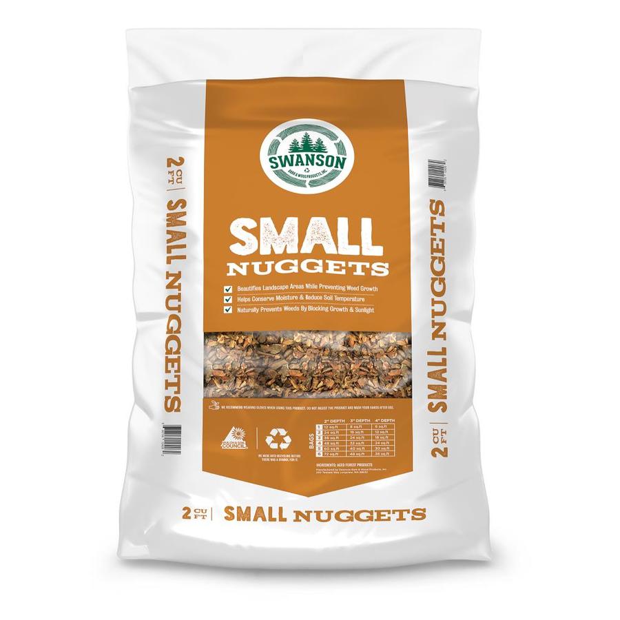 Swanson Bark & Wood Products 2 CF Small Nuggets in the Bagged Mulch ...
