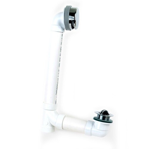 WATCO 1-in Chrome Rotary Drain with PVC Pipe at Lowes.com